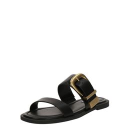 Steve Madden Pantolette Damen Größe 39 gold / schwarz