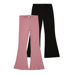 ABOUT YOU Pants 'Fina' girl Pink, Black size 134/140