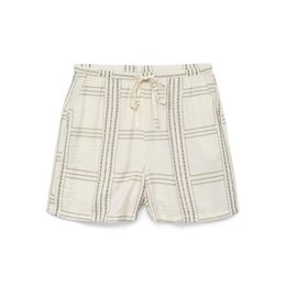 Véro Moda VERO MODA Shorts 'VMJOSIE BERTA' Damen Größe 42 khaki / weiß