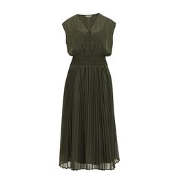 WE Fashion Kleid Damen Größe 46 dunkelgrün Winterkleid