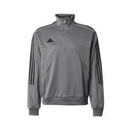 adidas Sportswear Sweatshirt 'House of Tiro' Herren Gr&ouml;&szlig;e S dunkelgrau / schwarz