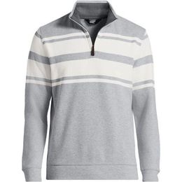 LANDS' END Rei&szlig;verschluss-Pullover aus Bedford-Ripp, Herren,  Sonstige, Baumwolle, by Lands' End