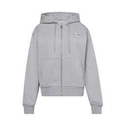 Calvin Klein Jeans Zip-Up Hoodie female Grey size XXL