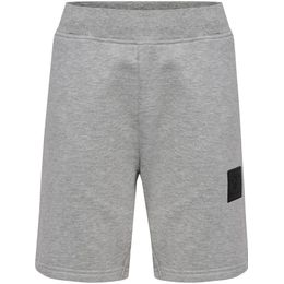 Hummel Shorts 'Clean' Jungen Gr&ouml;&szlig;e 122 grau / schwarz