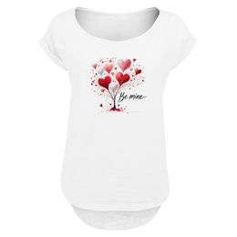 F4NT4STIC Shirt 'Herzbaum Be Mine!' female White size XXL