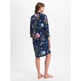 Apriori Kleid Damen Größe 48 marine / hellblau / oliv / hellpink Winterkleid