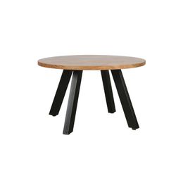 ByLiving Couchtisch LARA, Breite 75 cm, Akazie natur/schwarz