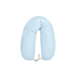 Kikkaboo Stillkissen Dream Big 150 cm lang, 100% Baumwolle, Bezug abnehmbar blau