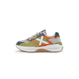 MUNICH Sneaker 'NEXA' Herren Größe 44 hellgrau / khaki / rot / weiß