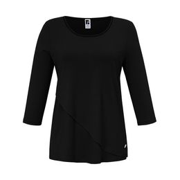 Anna Aura - Rundhals-Shirt mit 3/4-Arm, schwarz, Gr. 44 / L