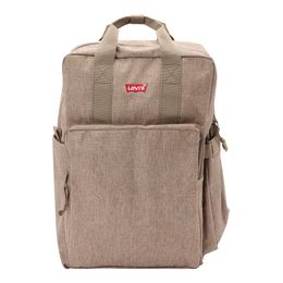 Levi's Levi's Rucksack 'Large L-Pack Backpack' Herren Gr&ouml;&szlig;e One Size grau / blutrot / wei&szlig;