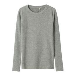 name it Shirt 'NKFNakal' M&auml;dchen Gr&ouml;&szlig;e 122/128 graumeliert