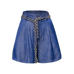 Influencer Shorts Damen Gr&ouml;&szlig;e 27/28 blue denim