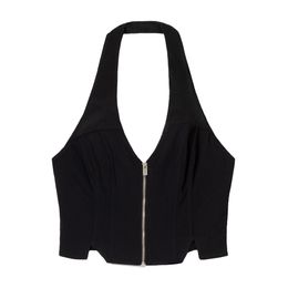 Bershka Top Damen Gr&ouml;&szlig;e S schwarz