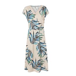 TATUUM Kleid 'Bonnie 1' Damen Gr&ouml;&szlig;e 42 beige / hellblau / dunkelgr&uuml;n / schwarz Sommerkleid