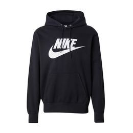 Nike Sportswear Sweatshirt 'CLUB' Herren Gr&ouml;&szlig;e L schwarz / wei&szlig;