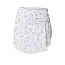 ABOUT YOU Rock 'Aurelia' Damen Gr&ouml;&szlig;e 36 taubenblau / wei&szlig;