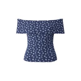 Hollister Shirt Damen Gr&ouml;&szlig;e M navy / hellblau / gr&uuml;n