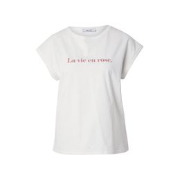 ABOUT YOU T-Shirt 'Valeria' Damen Gr&ouml;&szlig;e M rosa / wei&szlig;