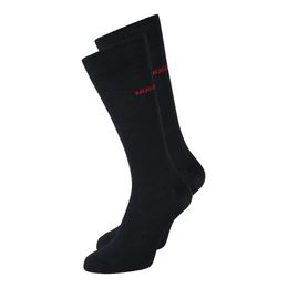 Hugo Socken Herren Gr&ouml;&szlig;e 43/46 dunkelblau / rot