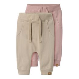name it Hose 'Takki' Jungen Gr&ouml;&szlig;e 74 beige / altrosa