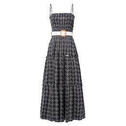 Influencer Kleid Damen Gr&ouml;&szlig;e 38 schwarz / wei&szlig; Sommerkleid