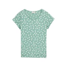 Tom Tailor T-Shirt Damen Gr&ouml;&szlig;e XS gr&uuml;n / mint / offwhite