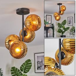 hofstein Ripoll Deckenleuchte Glas 15 cm Gold, 4-flammig