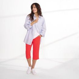 LANDS' END Interlock-Caprihose mit Dehnbund, Damen,  Orange, Baumwolle, by Lands' End