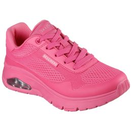 Sneaker Skechers "UNO FLEX-UNO FRESH ONE", Damen, Gr. 37, pink, Lederimitat, Textil, Schuhe Sneaker, Neon Schuh, Sneaker, Keilsneaker mit Plateausohle