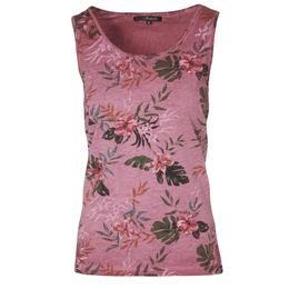 Koroshi Top Damen Gr&ouml;&szlig;e L gr&uuml;n / orange / rosa / wei&szlig;