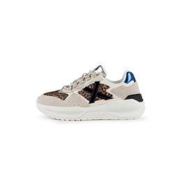 MUNICH Sneaker 'NEXA' Damen Gr&ouml;&szlig;e 41 creme / blau / braun / schwarz