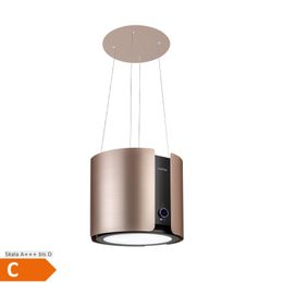 Klarstein Skyfall Inselabzugshaube &Oslash;45cm Umluft 402m&sup3;/h LED