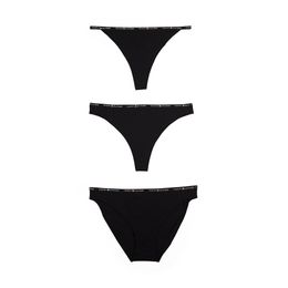 Tommy Hilfiger Underwear Set: 2 String+Slip Damen Gr&ouml;&szlig;e S schwarz / wei&szlig;