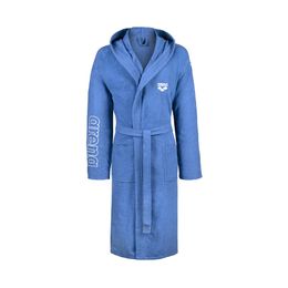 arena Bademantel 'ZEPPELIN LIGHT' Herren Gr&ouml;&szlig;e M blau / offwhite