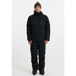 Skijacke SOS "Keilberg", Herren, Gr. XL, schwarz, 100% Polyester, unifarben, ohne Ausschnitt, Jacken, mit smarten Funktionen