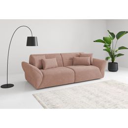Sit & More Big-Sofa SIT & MORE "Dali", rosa (rose), B:300cm H:91cm T:116cm, 100% Polyester, Sofas, Big-Sofa