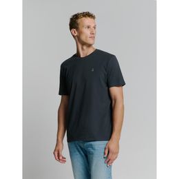 NO EXCESS T-Shirt »Basic Rundhals T-Shirt T-Shirt Crewneck Solid Basic« nachtblau L L Bequemes T-Shirt mit Rundhalsausschnitt und zeitlosem Look