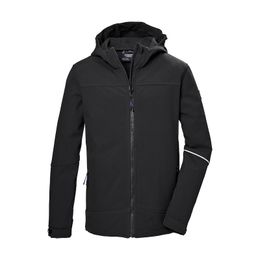 Killtec Softshelljacke »KOS 143 BYS SFTSHLL JCKT« Wind- und wasserabweisende, atmungsaktive, PFAS-freie Kinderjacke schwarz 128 128 Kids...