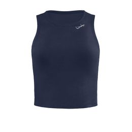 WINSHAPE Tanktop »AET136C« Functional Comfort anthrazit L L Kurzes, figurbetontes Tanktop mit Rundhalsausschnitt