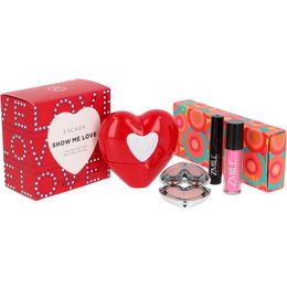 Escada Duft-Set »Show Me Love + Geschenkbox 'Pop Art Circles'« mit blumiger Note rot Kosmetikset von Escada