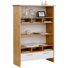 Home Affaire Highboard »Ixo« Stauraumschrank, Breite 101 cm, aus massiver Kiefer, FSC weiß/honigfarben Home Affaire – Idyllisch, gemütlich,...