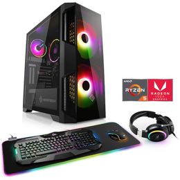 CSL Gaming-PC &raquo;RGB Gaming Edition L8411&laquo; schwarz Microsoft Windows 10 Home (64 Bit): Bereits vorinstalliert f&uuml;r sofortigen Start.