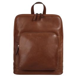 XZONE X-ZONE Cityrucksack echt Leder cognac B/H/T: 33 cm x 28 cm x 11 cm B/H/T: 33 cm x 28 cm x 11 cm Höhe 33 cm x Breite 28 cm x Tiefe 11 cm