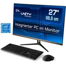 CSL All-in-One PC »Unity F27-GLS mit Windows 10 Pro« schwarz Windows 10 Pro vorinstalliert: Sicher und benutzerfreundlich mit professionellen...