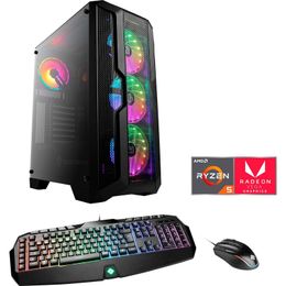 CSL Gaming-PC »Levitas T8513« schwarz Microsoft Windows 10 Home (64 Bit): Bereits vorinstalliert, damit du sofort loslegen kannst.