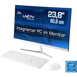 CSL All-in-One PC »Unity F24-GLS mit Windows 10 Pro« weiß Windows 10 Pro: Wähle ein sicheres und benutzerfreundliches Betriebssystem.