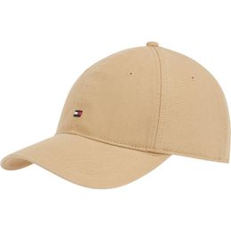 Tommy Hilfiger Baseball Cap »TH FLAG SOFT 6 PANEL CAP« Mit festem Schirm Clayed Pebble