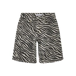 name it Shorts Mädchen Größe 128 stone / schwarz
