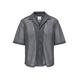Only & Sons Only & Sons Button Up Shirt 'ONSNovak' male Grey size S